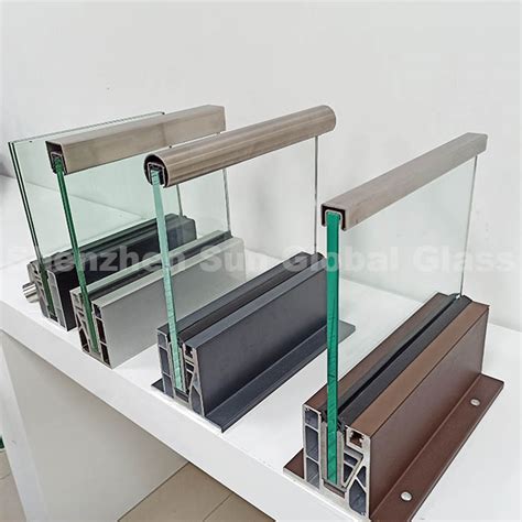 12mm Tempered Glass Aluminium U Channel Railing System Inquiry