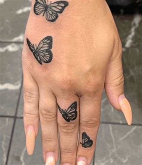 Amazing Butterfly Hand Tattoos For Men And Women