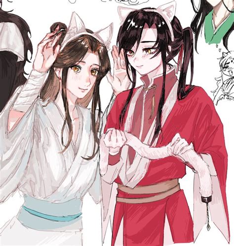 wangjis everyday mojo on Twitter RT kk tyuk 謝憐と三郎の合作と洛冰河単体を描いた