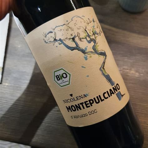 Nicolena Bio Rotwein Montepulciano Review Abillion