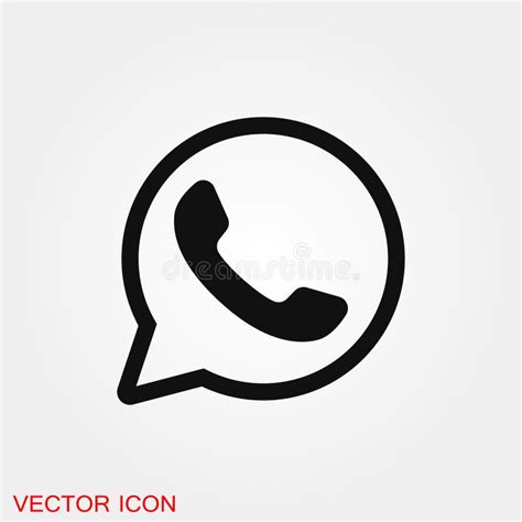 Logo Social De Media De Whatsapp Photo Stock Ditorial Illustration