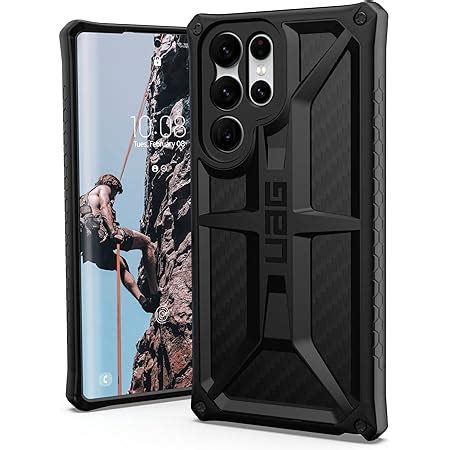 URBAN ARMOR GEAR UAG Designed For Samsung Galaxy S22 Ultra Case Carbon
