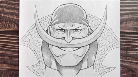 Easy Anime Sketch How To Draw Whitebeard One Piece Anime Boy