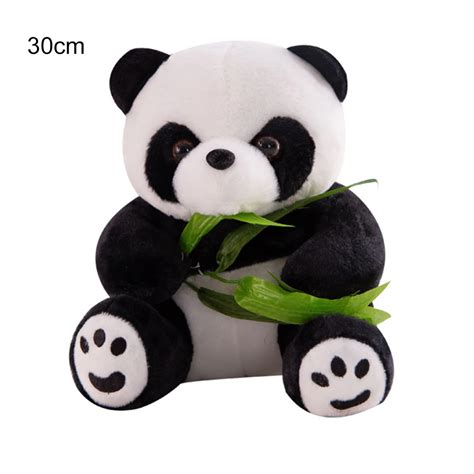 Vivid Lustige Panda Plüsch Spielzeug mit Bambus Blätter Weich