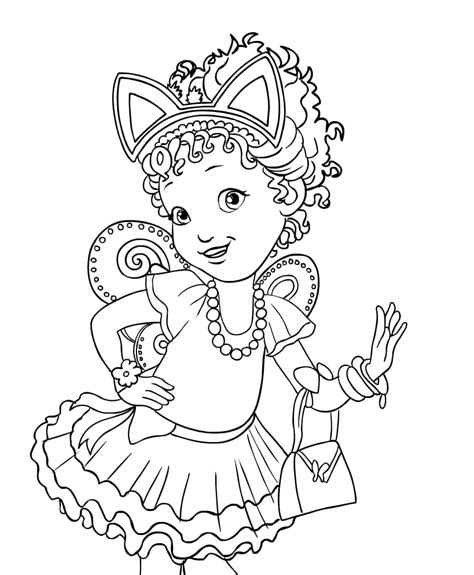 Desenhos De Fancy Nancy Para Colorir WONDER DAY Desenhos Para
