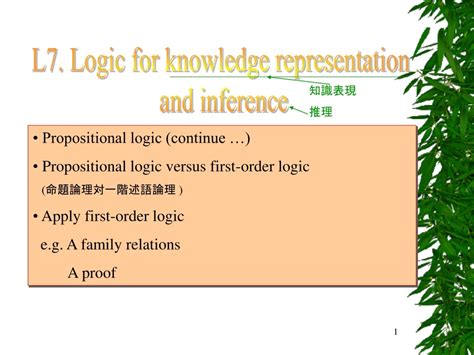 ppt propositional logic continue … propositional logic versus first order logic powerpoint