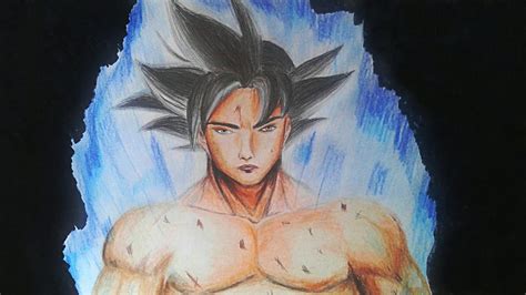C Mo Dibujar A Goku Ultra Instinto Realista Luciano Art Youtube