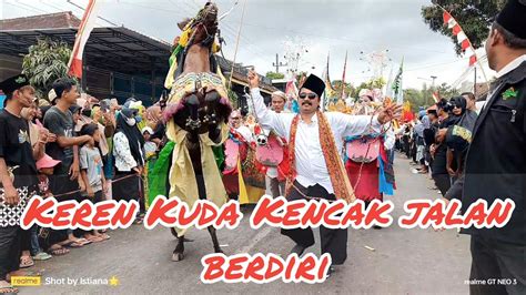 Wow Keren Kesenian Kuda Kencak Jalan Berdiri Karnaval Randuagung