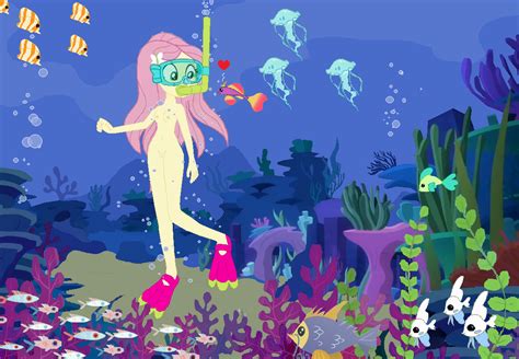1712224 Explicit Artist Php43 Edit Fluttershy Fish Human