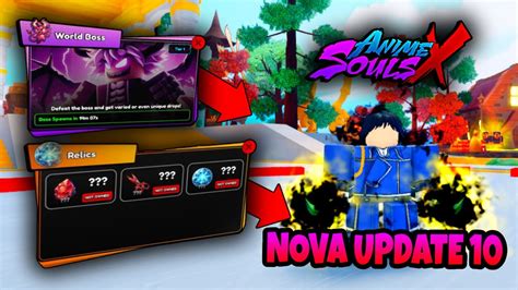 NOVA UPDATE 10 3 NOVOS CÓDIGOS E BOSS GLOBAL NO ANIME SOULS X