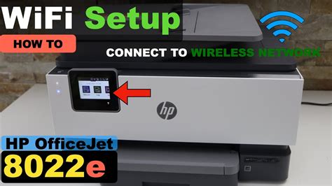 Hp Officejet E Wifi Setup Connect To Router Using Touch Display