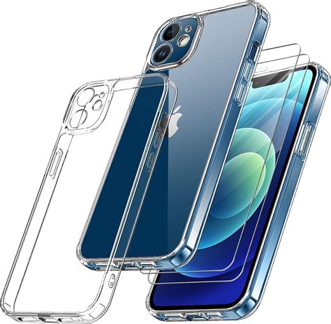Qasyfanc Coque Protection Caméra Compatible avec iPhone 12 Mini et 2