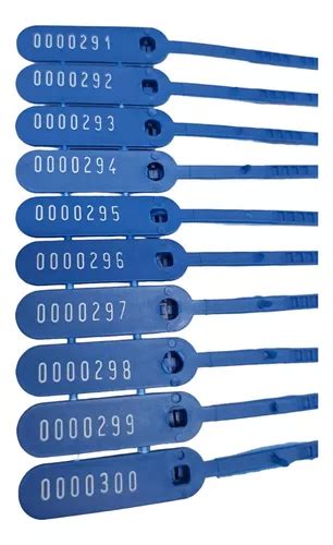 1000 Lacres Plastico Numerados 23cm Personalizado Logotipo Frete grátis