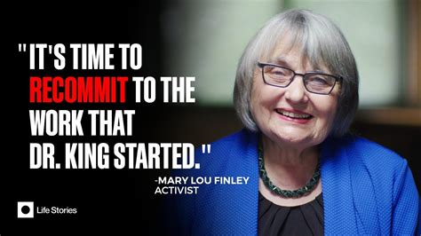 Mary Lou Finley Interview Uniting For Justice With Martin Luther King