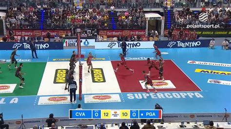 Superpuchar Włoch Cucine Lube Civitanova Sir Susa Vim Perugia 2 3
