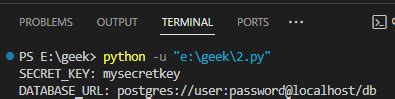 Using Python Environment Variables With Python Dotenv GeeksforGeeks