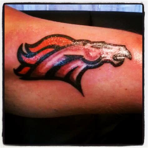 Broncos Tattoo By Audrey Mello Tattoos Fish Tattoos Jesus Fish Tattoo