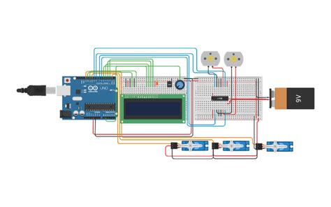 Circuit Design Copy Of Arduino With Lcd Interface Tinkercad