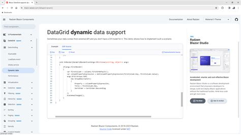 Datagrid Grouping With Dynamic Data Radzen Blazor Components Radzen