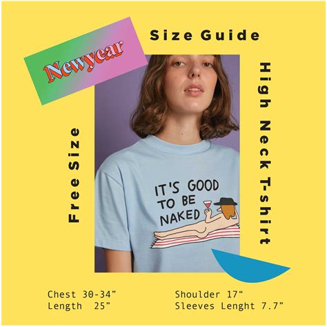 It S Good To Be Naked High Neck T Shirt Line Shopping