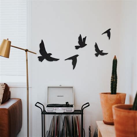 Flying Birds Metal Wall Decor Freedom Wall Decor Etsy