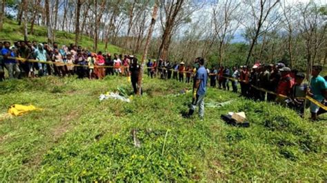 Heboh Warga Lebak Temukan Dua Mayat Terikat Tali Di Perkebunan Karet