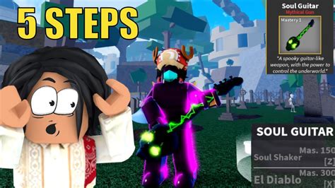 Bloxfruits Unlocking Mythical Soul Guitar In 5 STEPS YouTube