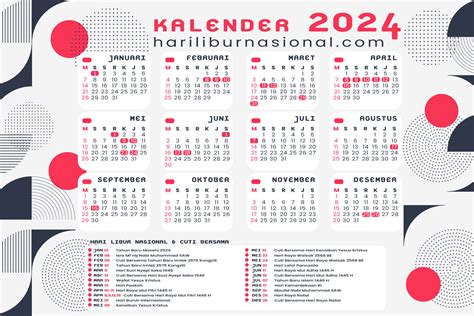 Kalender 2024 Lengkap Hari Libur Nasional Image To U