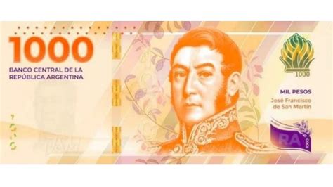 El nuevo billete de 1000 con la imagen de San Martín ya está en