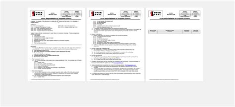 Work Instruction Template Sweetprocess Riset