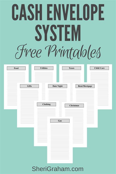 Free Printable Cash Envelopes For Easy Budgeting Inspired Budget 2022