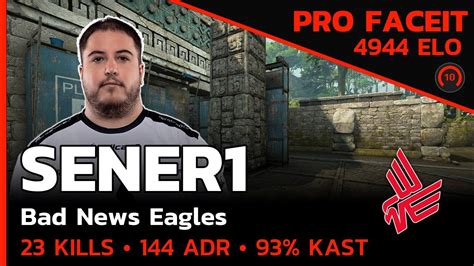 SENER1 Bad News Eagles HIGH ELO FACEIT W Gxx ANCIENT FACEIT LVL 10