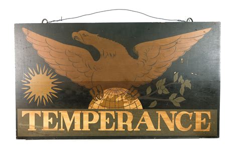 Lot Painted Prohibition Temperance Wood Sign