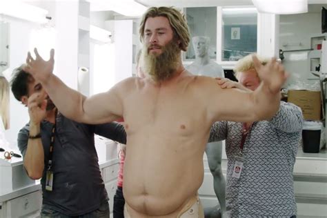 Chris Hemsworth Wore A 70 Pound Fat Suit To Play Thor In Avengers Endgame