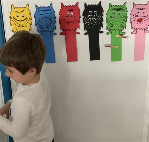 INFANTIL 5 AÑOS PROYECTO LAS EMOCIONES Emociómetro del Monstruo