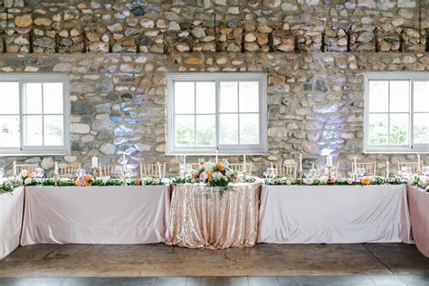 Exploring Head Table Options For Weddings Pros And Cons Castle Farms