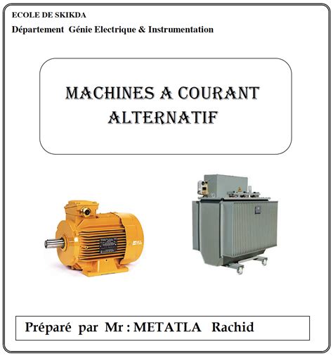 Machines A Courant Alternatif Pdf