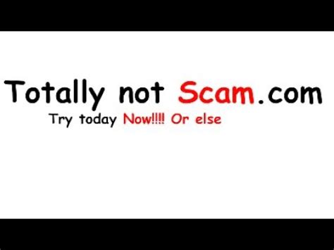Totally Not Scam Commercial Ft Joshyboy YouTube
