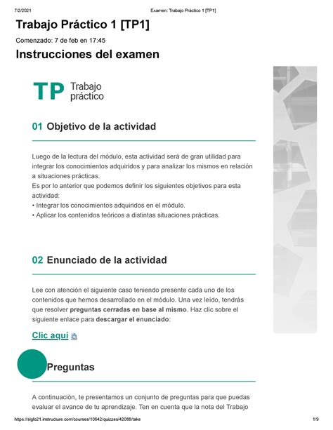 TP1 Daños 100 Moira El sig doc es un trabajo practico de la
