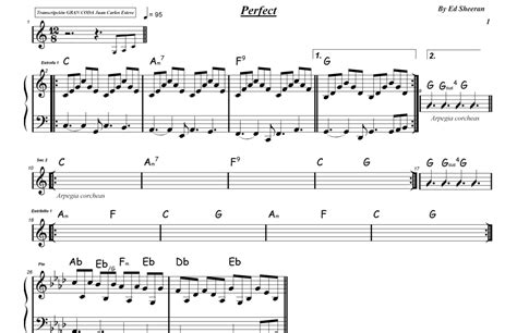 Perfect Arr Juan Carlos Esteve Gran Coda By Ed Sheeran Sheet Music
