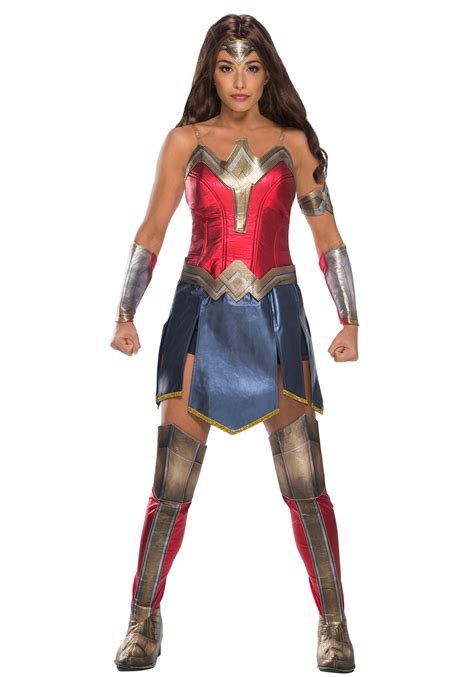 Adult Womens Wonder Woman Super Hero Halloween Costume Cosplay Super Cheap