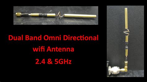 Dual Band High Gain Omnidirectional Wifi Antenna YouTube