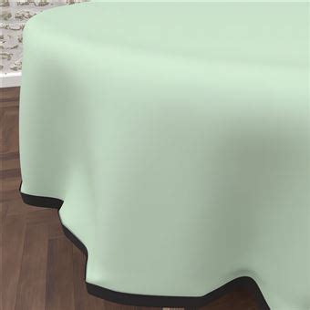 Nappe ronde anti tâches en microfibre lavée diamètre 180 cm BOHEME vert