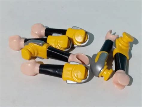PLAYMOBIL X6 BRAS Jaunes Chevaliers Médiévaux Vikings Romains Médiévaux