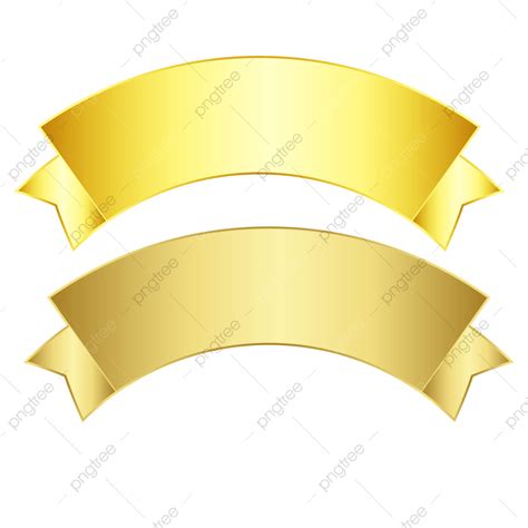 Gold Ribbon Logo Vector Hd PNG Images Gold Ribbon Gold Ribbon