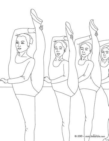 Ballet Positions Coloring Pages At GetColorings Free Printable