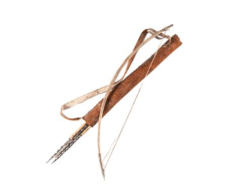Old Decorative Bow Quiver And Arrow Kill Quiver Small Weapon PNG