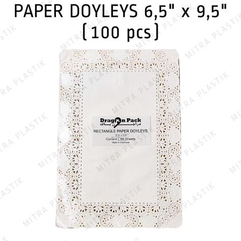 Jual Isi 100 Pcs Paper Doyleys 6 5 X 9 5 Inch Kertas Doilies 16 5 X