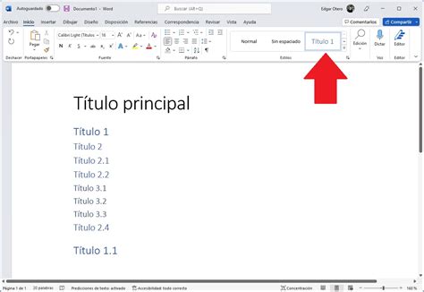 Como Realizar Una Tabla De Contenido En Word Image To U