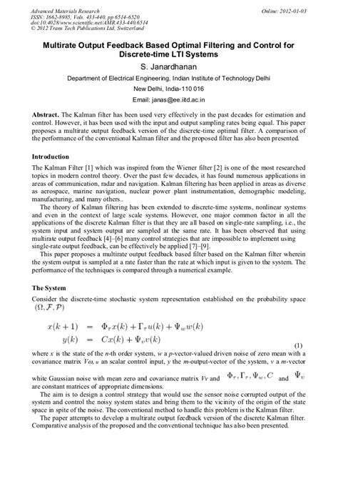 multirate output feedback based optimal filtering and control for discrete time lti systems